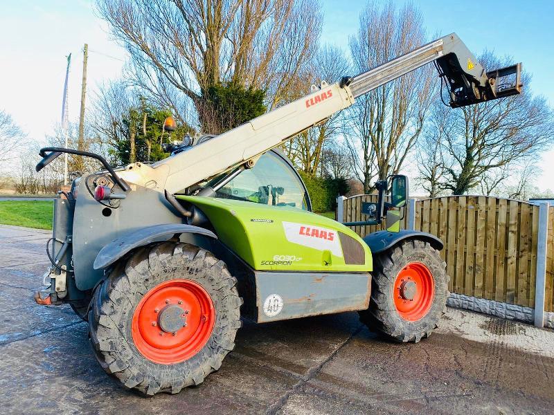 CLAAS SCORPION 6030CP TURBO TELEHANDLER *YEAR 2011* AG- SPEC C/W PICK ...