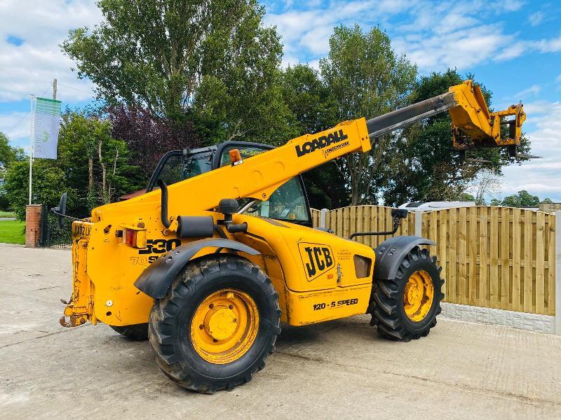 JCB 530-70 SUPER TELEHANDLER * AG - SPEC * C/W JOYSTICK CONTROL & PUH