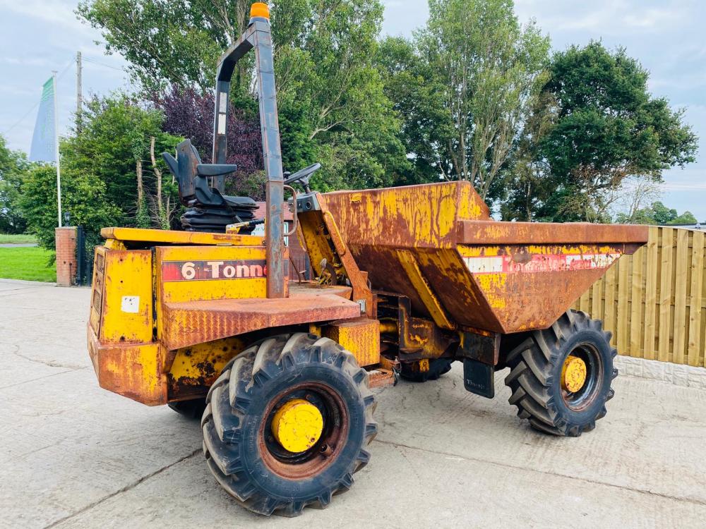 THWAITES 6 TON 4WD DUMPER C/W ROLE FRAME & PERKINS ENGINE