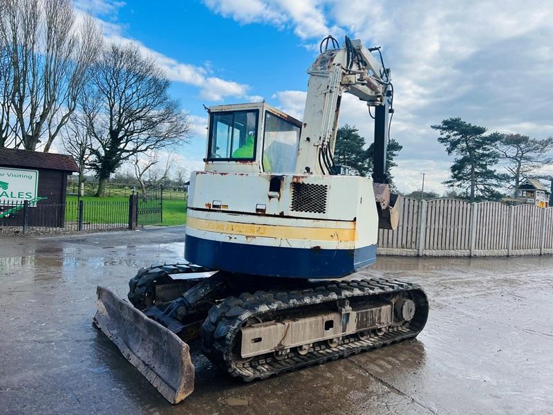 KOMATSU PC75UU ZERO SWING TRACKED EXCAVATOR C/W 2 X BUCKETS *VIDEO*