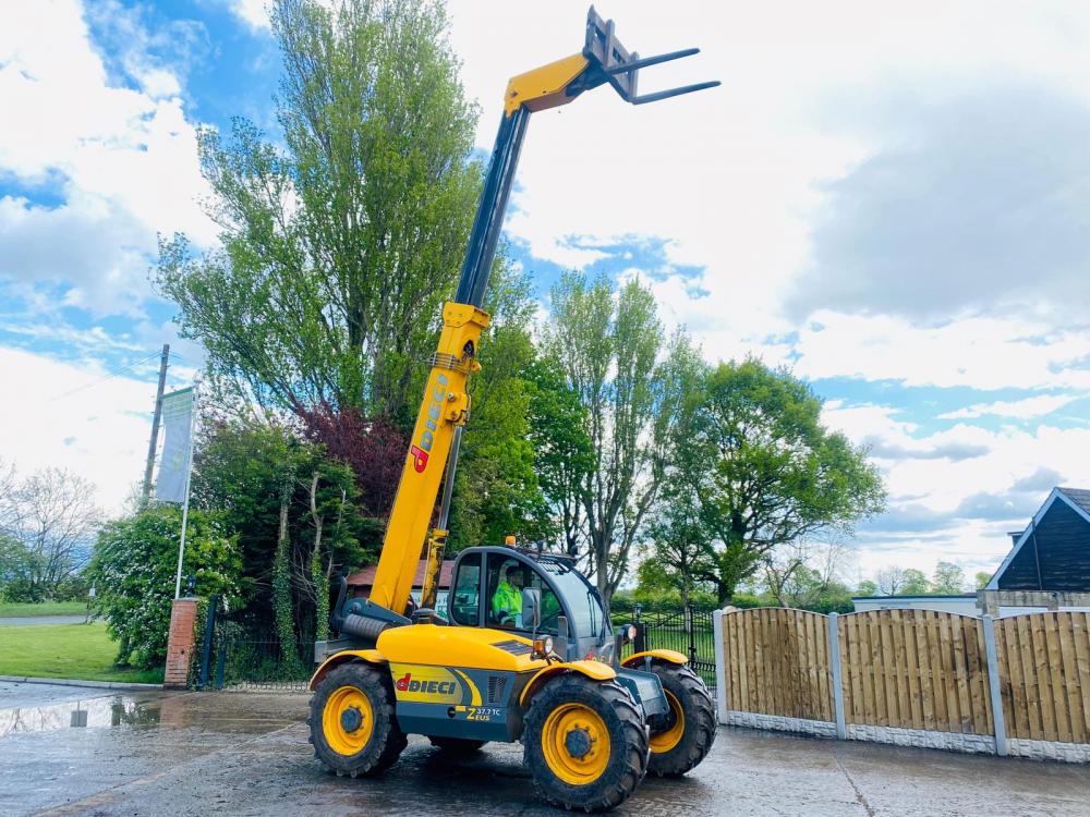 DIECI 37.7 ZEUS 4WD TELEHANDLER *7 METER REACH , 6198 HOURS* C/W PALLET ...