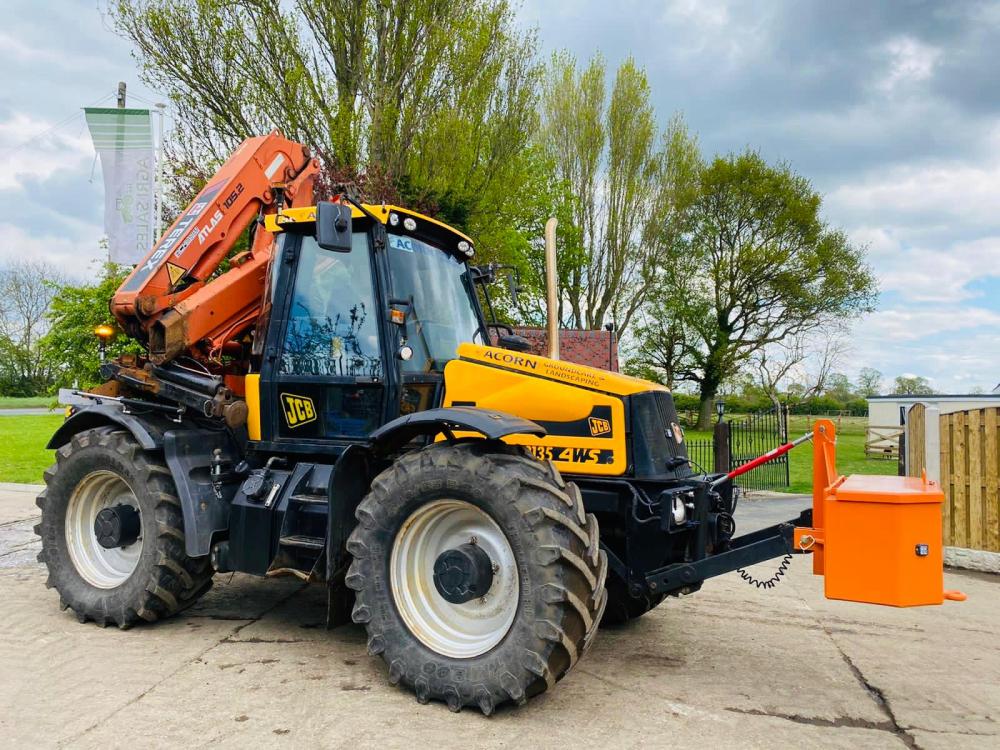 JCB 2135 4WS FASTRAC C/W REMOTE CONTROL ATLAS TEREX 105.6 CRANE YEAR 2006