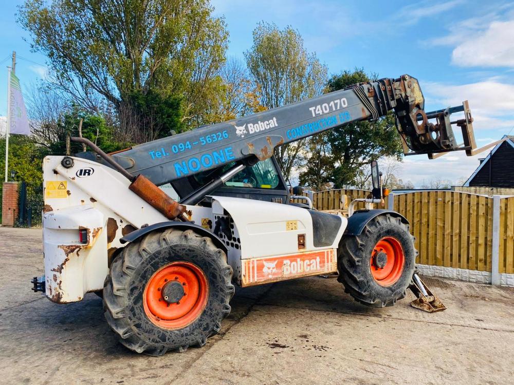 BOBCAT T40170 4WD TELEHANDLER C/W 17 METER REACH & JOYSTICK CONTROL