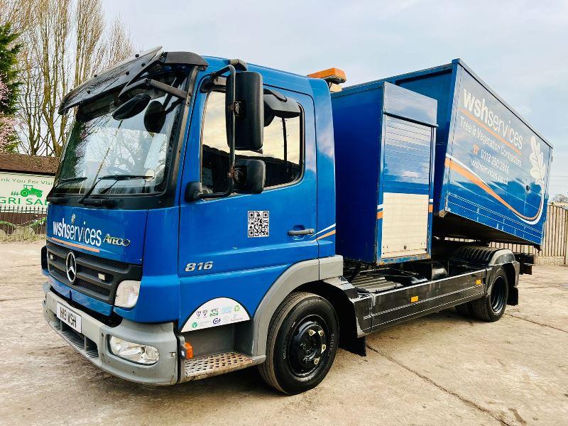 MERCEDES 816 4X2 TIPPER LORRY *MOT'D TILL DEC 2024* C/W WINCH & STORAGE ...