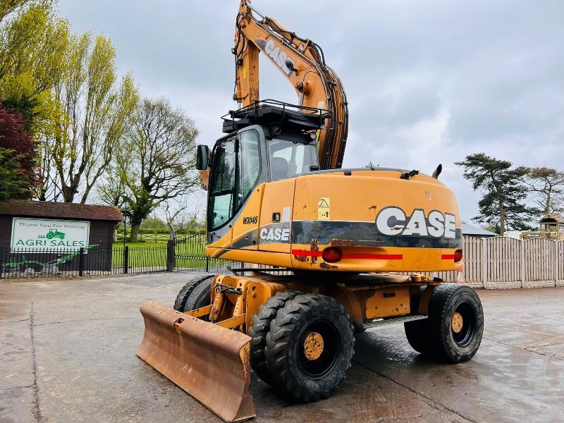CASE WX145 4WD WHEELED EXCAVATOR C/W BLADE & REVERSE CAMERA *VIDEO*