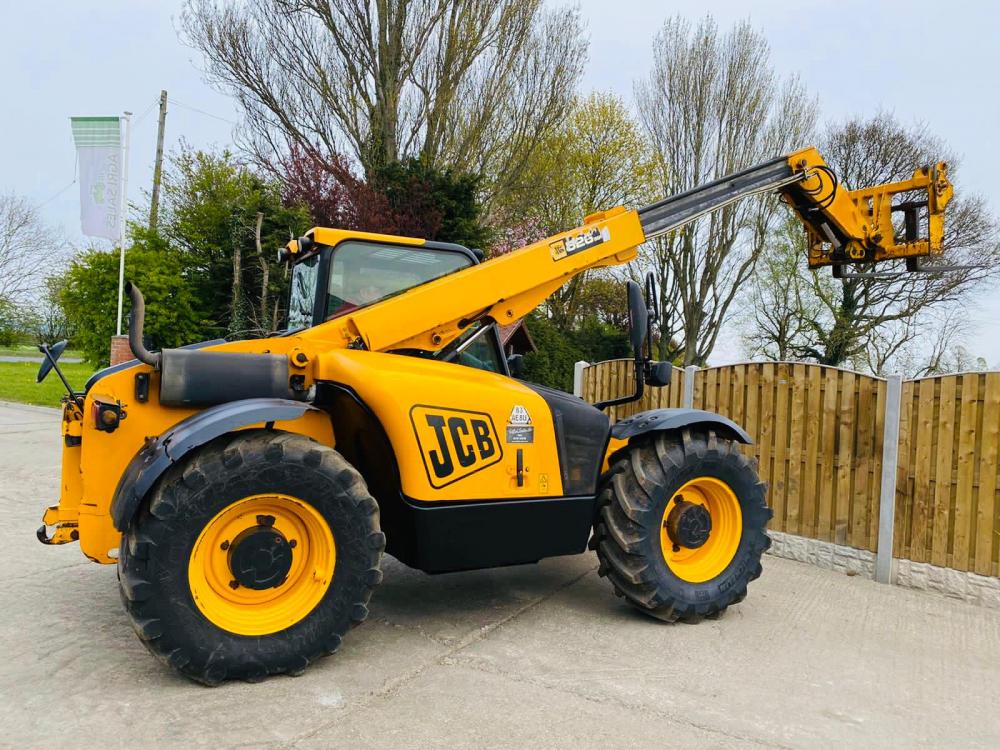 JCB 526-56 TURBO TELEHANDLER YEAR 2009 * MANUAL GEAR BOX * C/W PICK UP ...