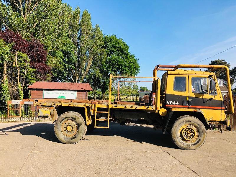 LEYLAND DAF 4WD FLAT BED LORRY C/W REVERSE CAMERA