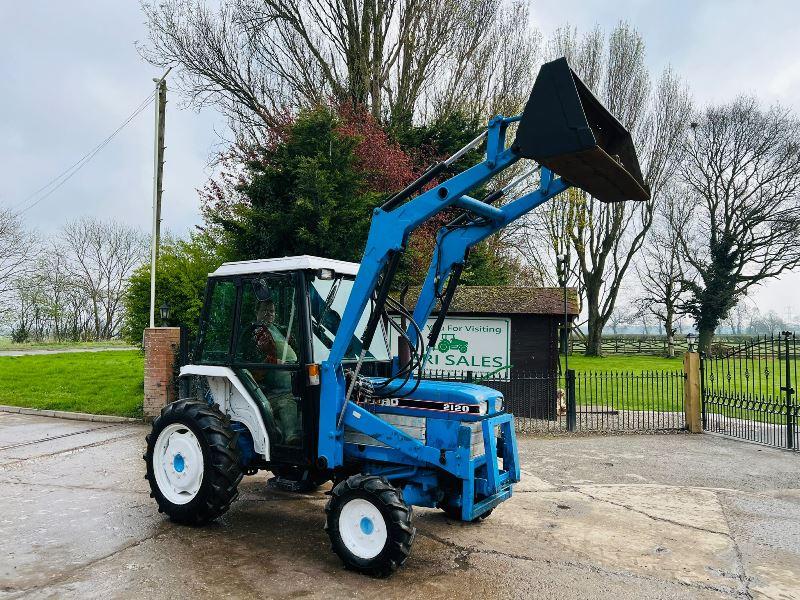 FORD 2120 4WD TRACTOR C/W FRONT LOADER AND BUCKET *VIDEO*