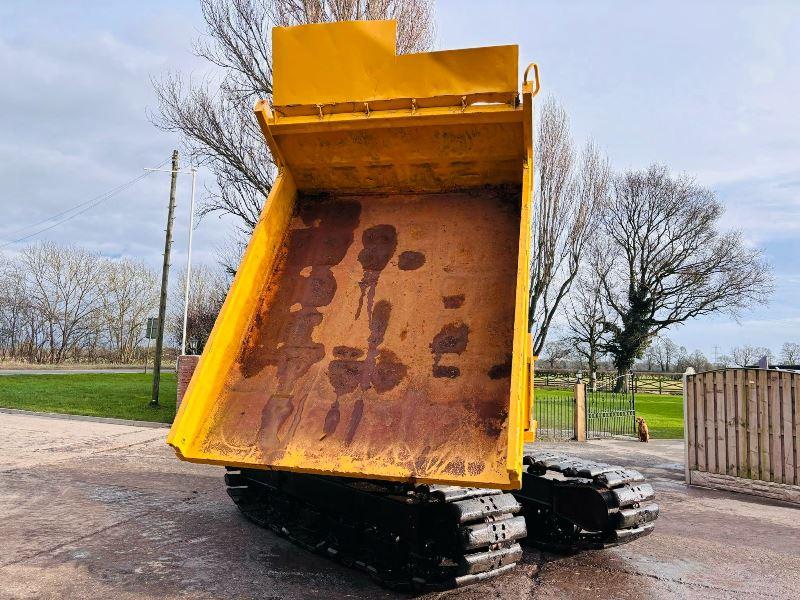 KOMATSU CD60R TRACKED DUMPER *360 DEGREE SLEW* C/W BLOCK PAD TRACKS *VIDEO*