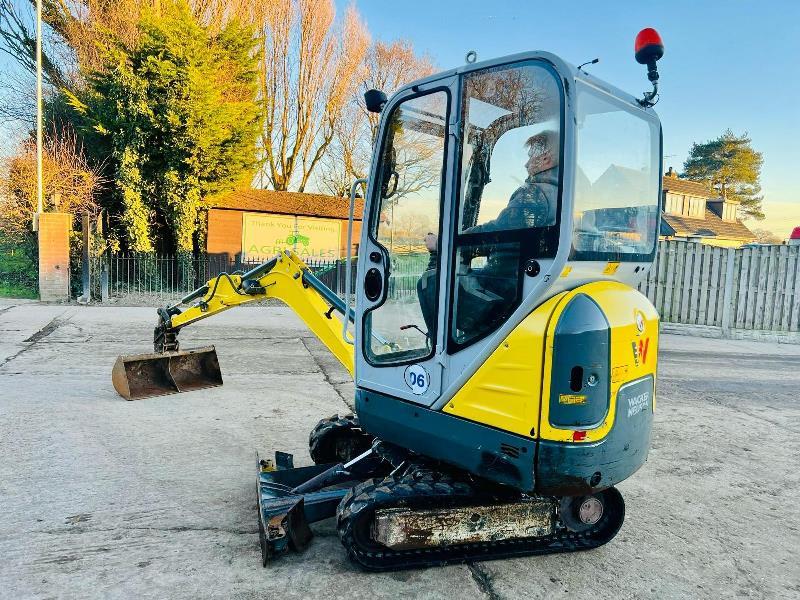 WACKER NEUSON ET16 EXCAVATOR *YEAR 2019, 2198 HOURS* C/W EXPANDING ...