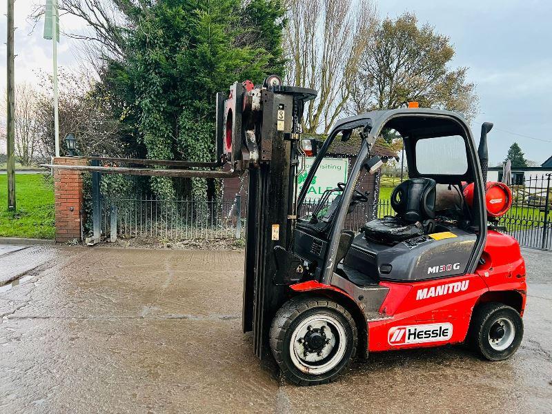 MANITOU MI30G CONTAINER SPEC FORKLIFT *YEAR 2013* C/W HYDRAULIC TURN ...