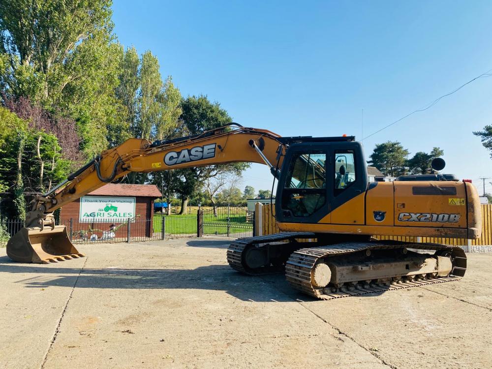 CASE CX210B TRACKED EXCAVATOR * YEAR 2012