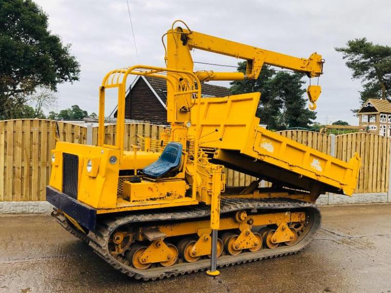 MOROOKA MST600 TRACKED DUMPER C/W CRANE