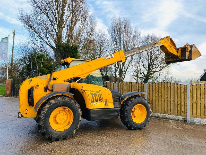 JCB 530 - 70 TURBO TELEHANDLER * YEAR 2003 * C/W BUCKET & PALLET TINES