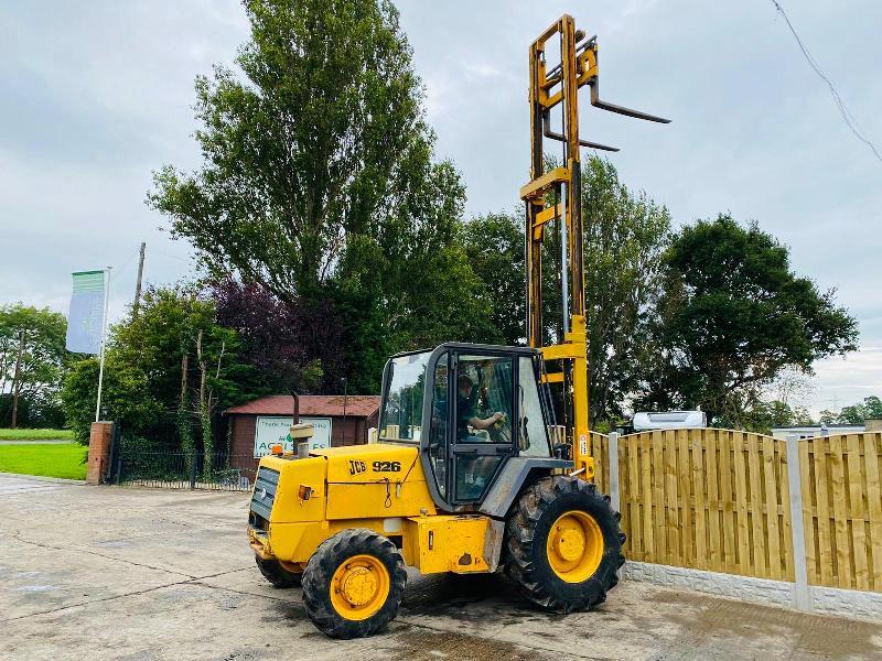 JCB 926 4WD MASTED FORKLIFT * YEAR 2000