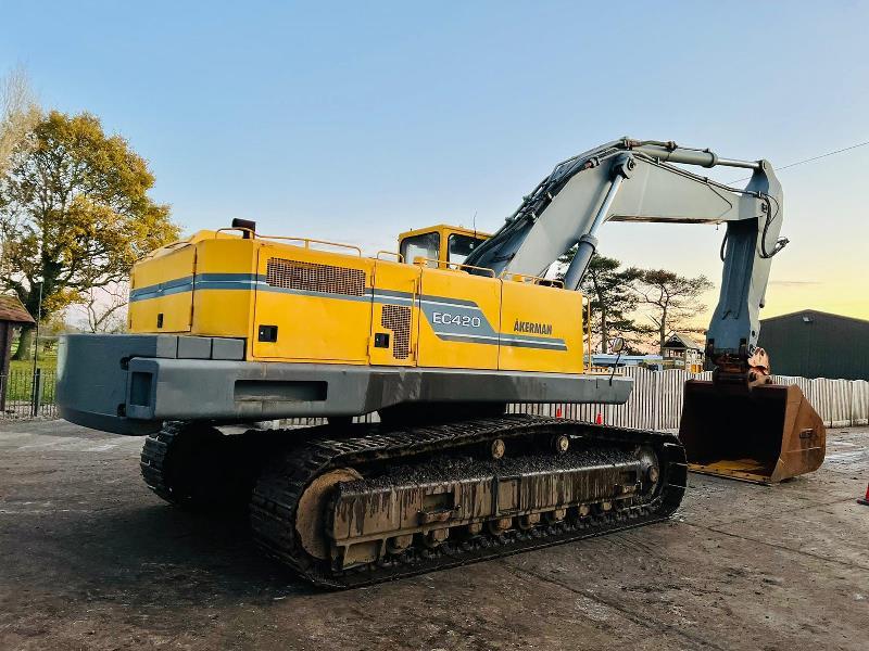 AKERMAN EC420 TRACKED EXCAVATOR C/W DOUBLE LOCKING QUICK HITCH