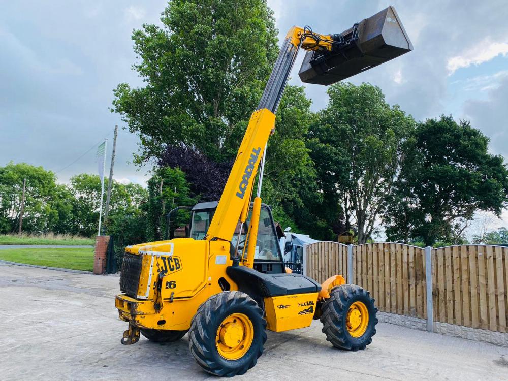 JCB 526 4WD TELEHANDLER * AG SPEC * C/W PICK UP HITCH