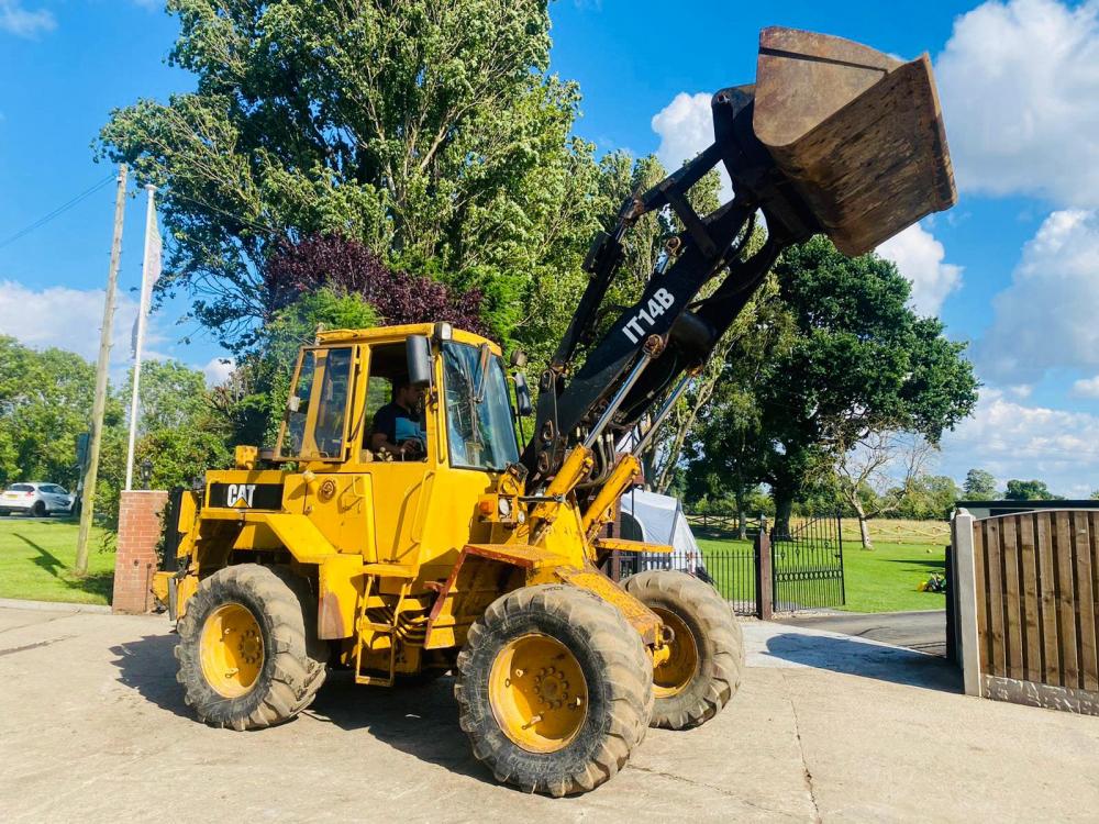 CATERPILLAR IIT14B 4WD LOADING SHOVEL C/W REVERSE CAMERA