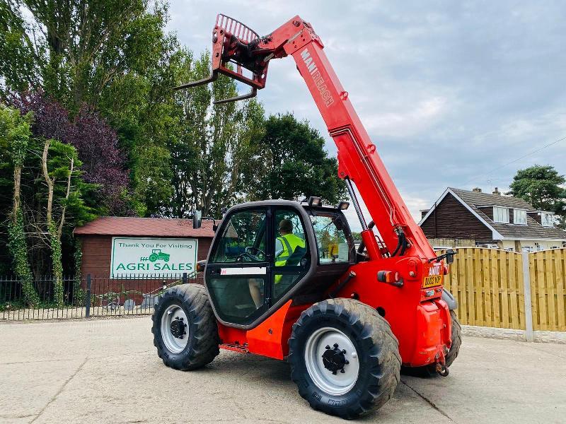 MANITOU MLT730 TURBO TELEHANDLER 7 METER REACH * AG-SPEC * C/W PUH