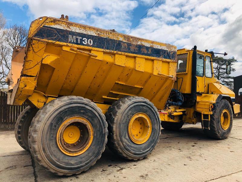 MOXY MT30S 6X6 ARTICULATED DUMPER C/W REVERSE CAMERA * PLEASE SEE VIDEO