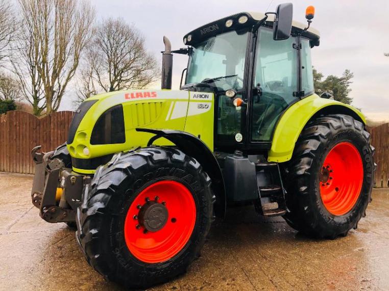 CLAAS ARION 630 4WD TRACTOR *YEAR 2010* C/W FRONT LINKAGE & PTO