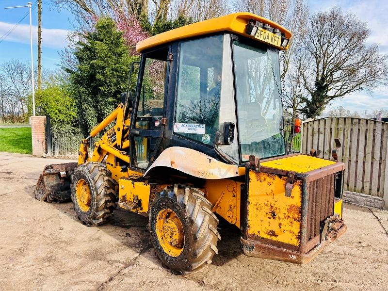 JCB 2CX AIR MASTER 4WD LOADING SHOVEL C/W 4 WHEEL STEER & SIDE TIP ...