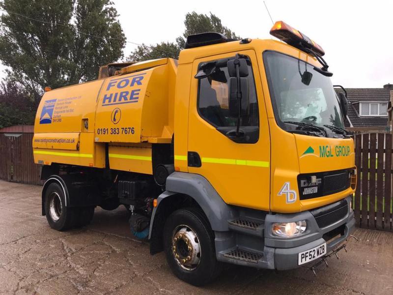 DAF LF 13 TON JOHNSTON ROAD SWEEPER ( PLEASE SEE VIDEO )