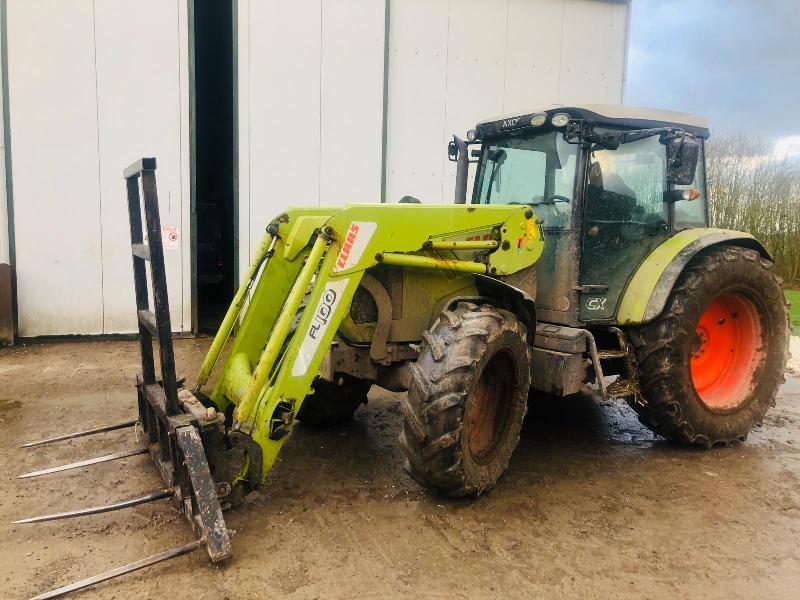 CLAAS 340 AXOS 4WD TRACTOR C/W CLAAS FL100 LOADER * YEAR 2010