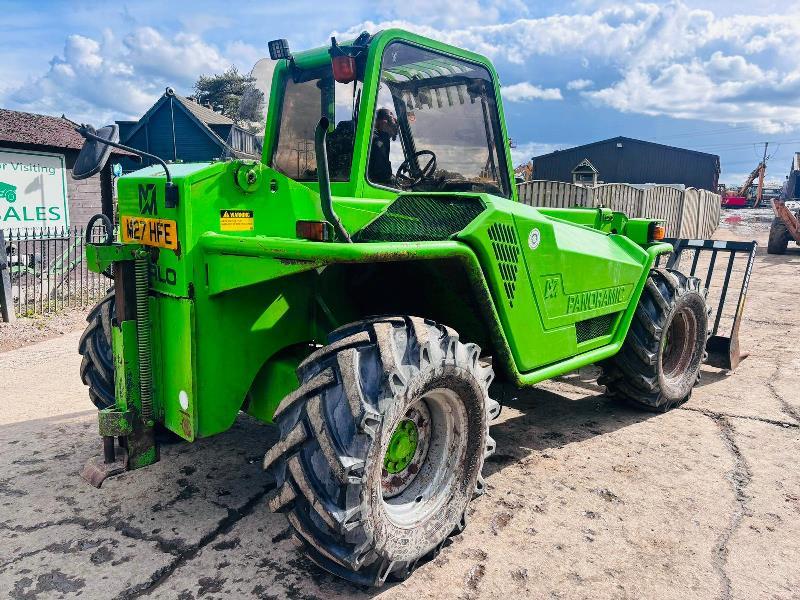MERLO P27.7 4WD TELEHANDLER *AG SPEC, TRANSMISSION OIL LEAK* VIDEO