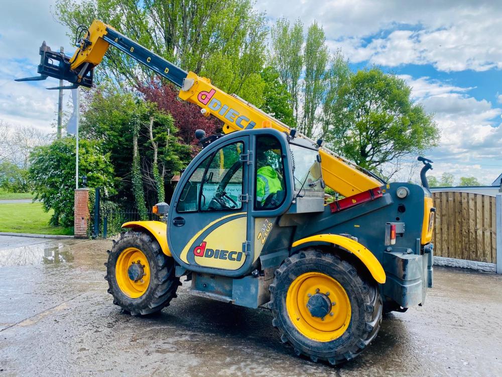 DIECI 37.7 ZEUS 4WD TELEHANDLER *7 METER REACH , 6198 HOURS* C/W PALLET ...