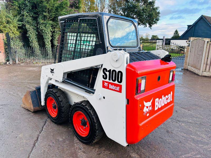 BOBCAT S100 SKIDSTEER *YEAR 2014, 1294 HOURS* C/W BUCKET *VIDEO*