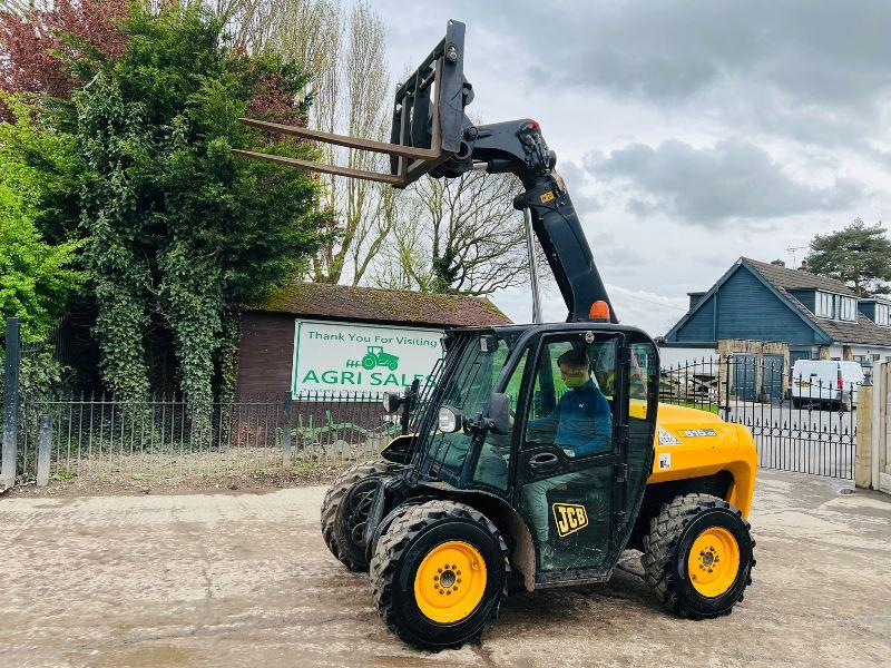 JCB 515-40 4WD TELEHANDLER *ROAD REGISTERED* C/W PALLET TINES *VIDEO*