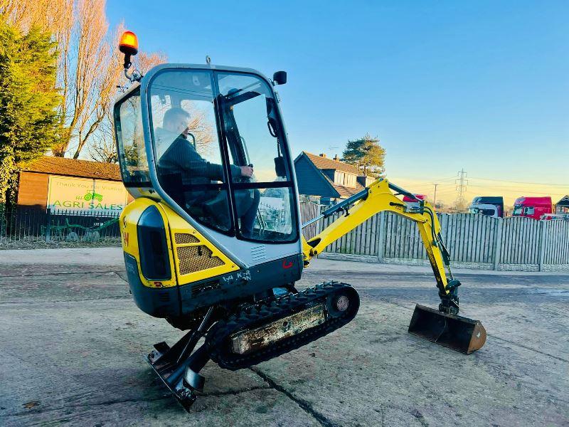 WACKER NEUSON ET16 EXCAVATOR *YEAR 2019, 2198 HOURS* C/W EXPANDING ...