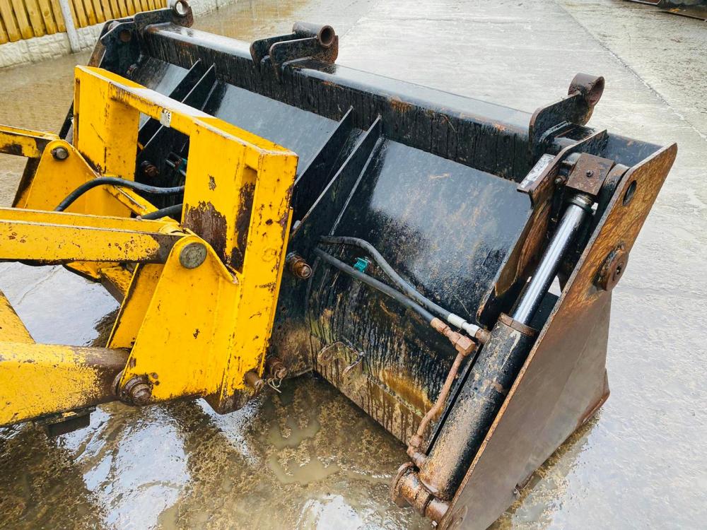FORD 655C 4WD BACK HOE DIGGER C/W FRONT & REAR QUICK HITCH