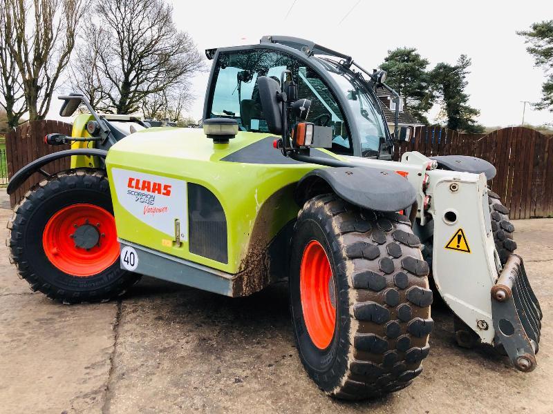 CLAAS SCORPION 7045 TURBO TELEHANDLER C/W PICK UP HITCH ** FARM SPEC
