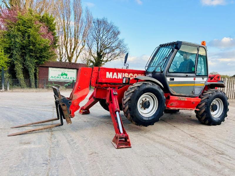 MANITOU MT1340 4WD TELEHANDLER *13 METER REACH* ENGINE SMOKES *VIDEO*