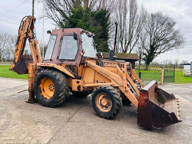 CASE 580G CONSTRUCTION KING 4WD BACKHOE DIGGER C/W EXTENDING DIG *VIDEO*