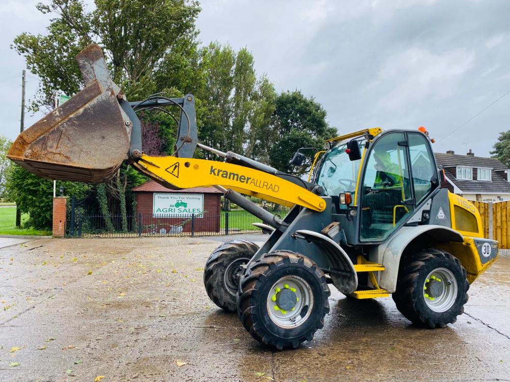 KRAMER ALL-RAD 1150 LOADING SHOVEL * YEAR 2007 * C/W REVERSE CAMERA