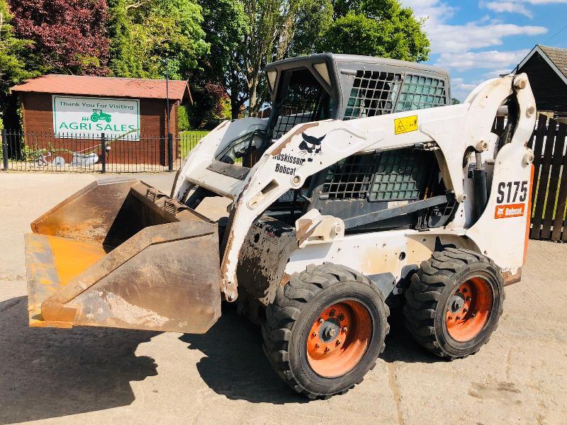 BOBCAT S175 SKIDSTEER * YEAR 2007 * C/W HIGH REACH * PLEASE SEE VIDEO