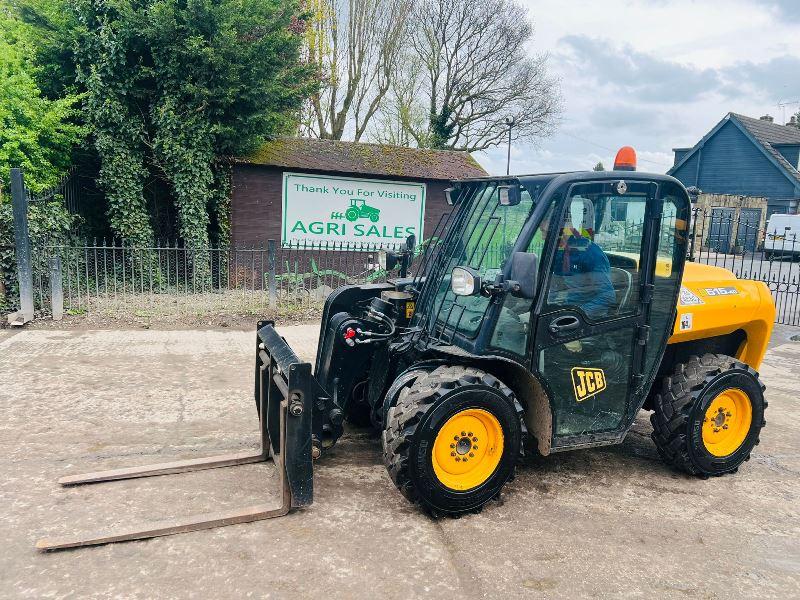 JCB 515-40 4WD TELEHANDLER *ROAD REGISTERED* C/W PALLET TINES *VIDEO*
