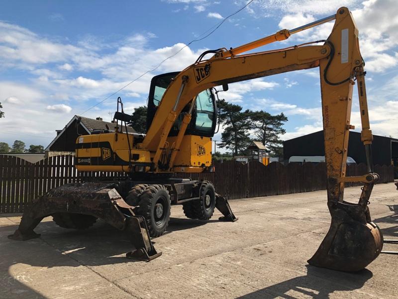 JCB JS130W HIGH RISED CAB WHEELED EXCAVATOR ( PLEASE SEE VIDEO )
