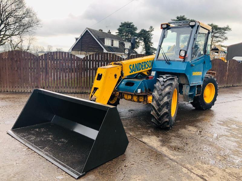 SANDERSON TL7 TURBO TELEHANDLER C/W QUICK HITCH & BUCKET