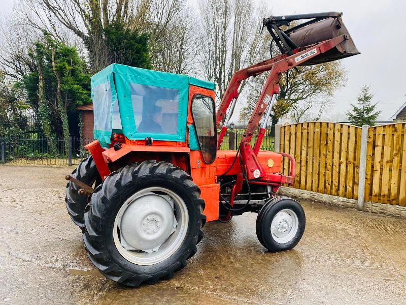 MASSEY FERGUSON 135 TRACTOR C/W LAMBOURN CAB , QUICKE 2030 FRONT LOADER ...
