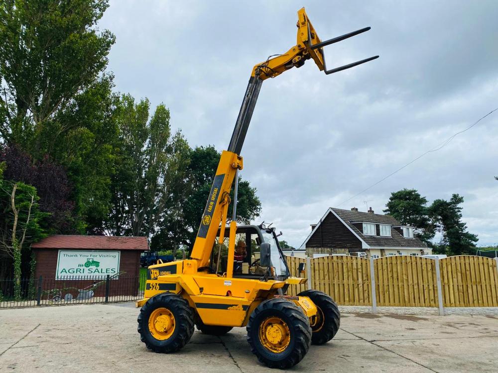 JCB 526 TELEHANDLER * ONLY 3646 HOURS * C/W PICK UP HITCH