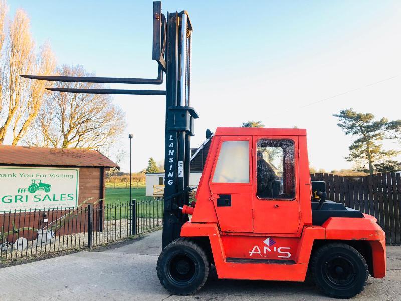 LANCING-HENLEY HERCULES 7.0 FORKLIFT C/W 7 TON LIFTING CAPACITY