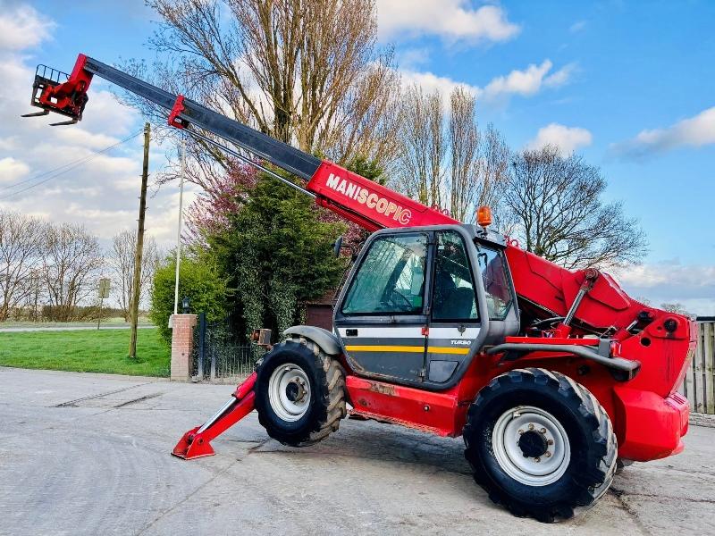 MANITOU MT1340 4WD TELEHANDLER *13 METER REACH* ENGINE SMOKES *VIDEO*