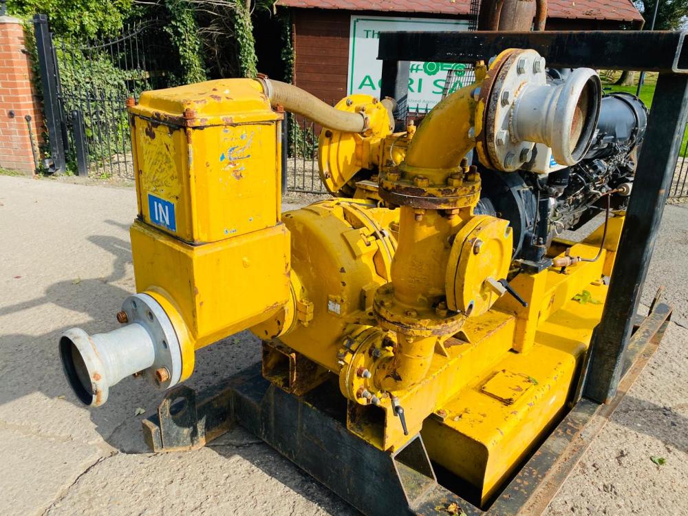 SVEDALA WATER PUMP C/W 6 CYLINDER DEUTZ ENGINE