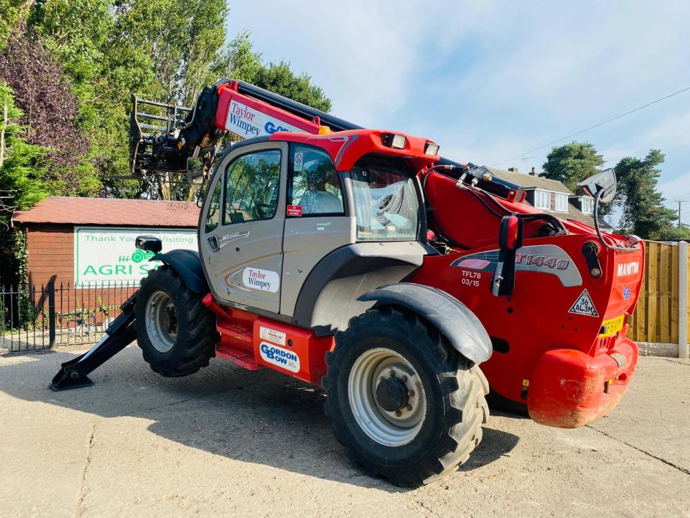 MANITOU MT1440 TURBO TELEHANDLER * YEAR 2015 * C/W REVERSE CAMERA