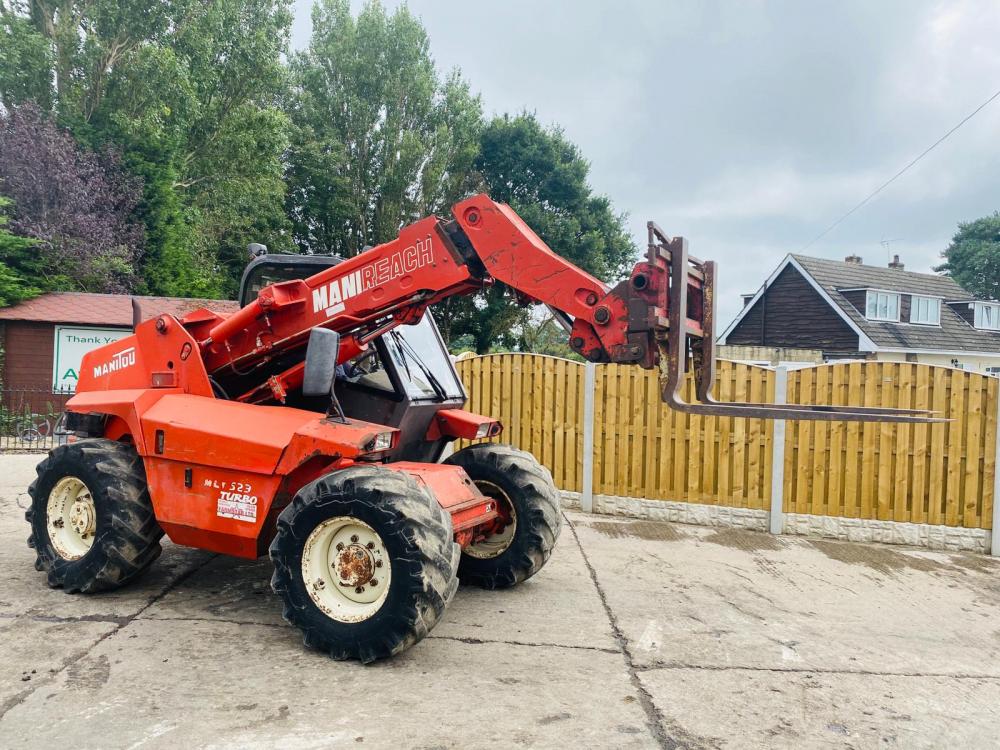 MANITOU MLT523 TURBO TELEHANDLER C/W PICK UP HITCH