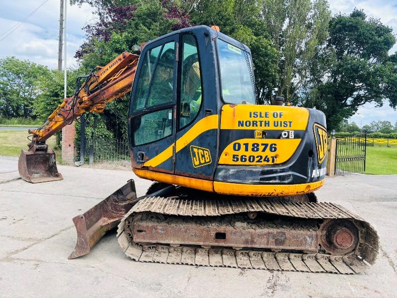 JCB JZ70 TRACKED EXCAVATOR *ZERO SWING* C/W QUICK HITCH *VIDEO*